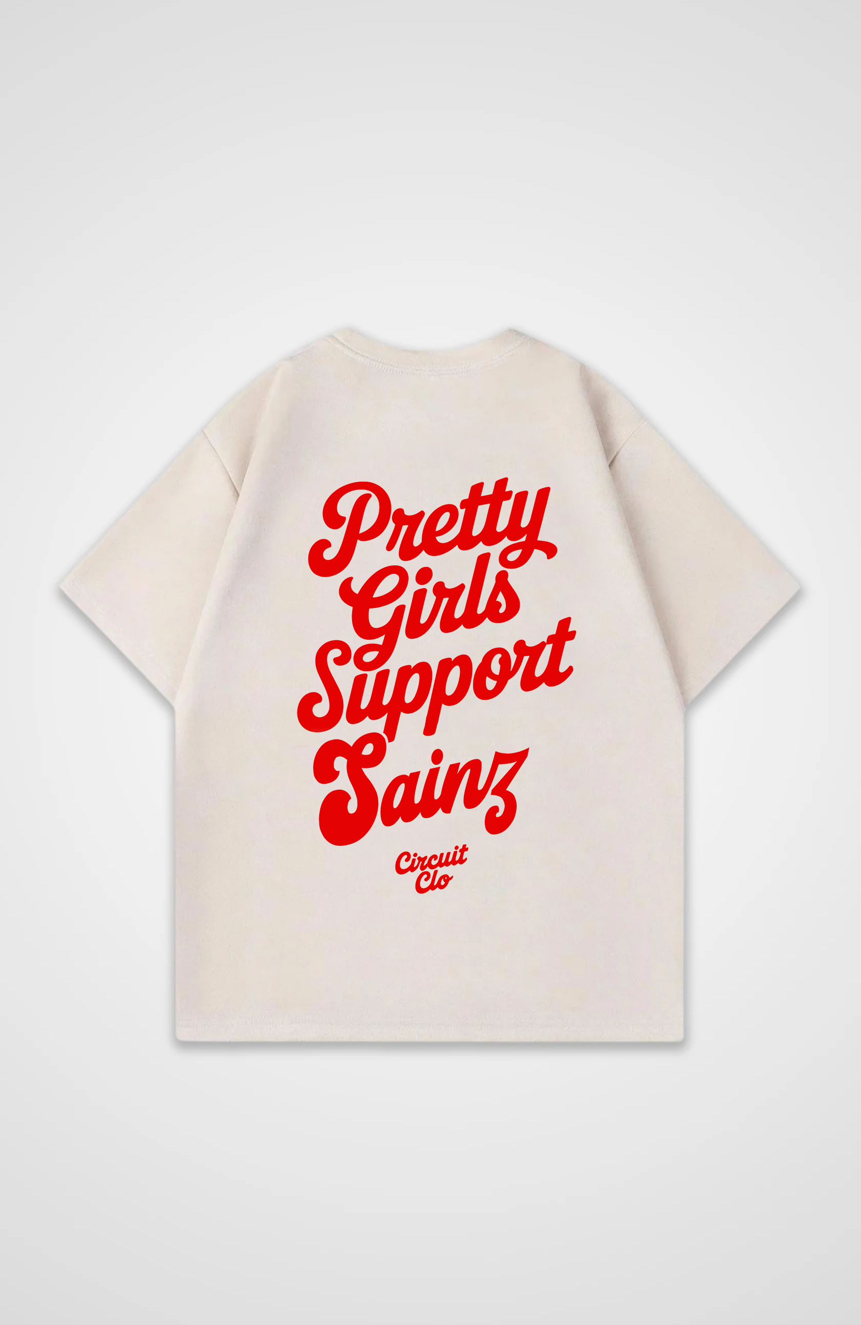 Pretty Girls Support Sainz Oversized Shirt – Circuit Clothing